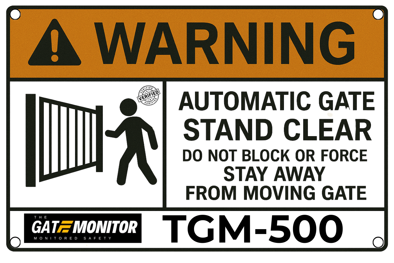 Gate Safety | TGM-500™ & TGM-501™ Standards | Automated Gate Safety ...